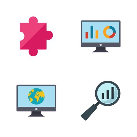 Set Of Vector Seo Search Engine Optimization Icons 287679 Vector Art At