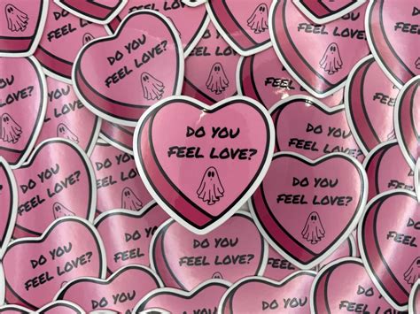 Do You Feel Love Heart Sticker Etsy