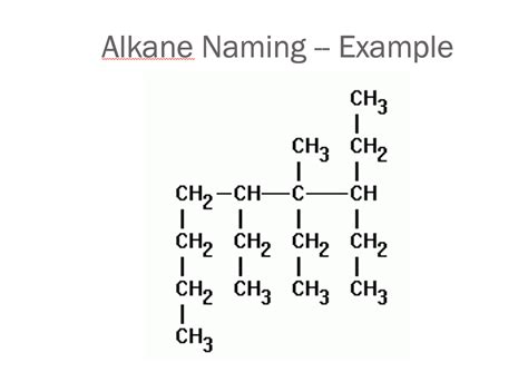 Solved Alkane Naming Example