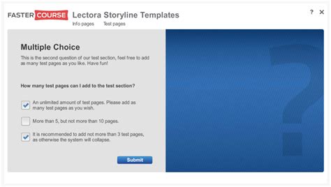 Articulate Storyline Free Guide Test Multiple Choice Preview E Learning Templates Fastercourse