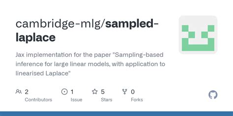 Github Cambridge Mlgsampled Laplace Jax Implementation For The Paper Sampling Based
