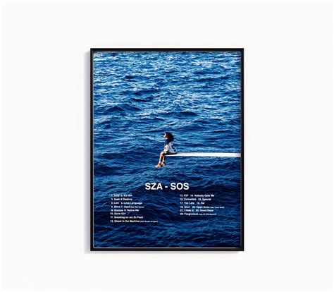Sza Sos Album Poster Rapper Posters