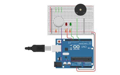 Circuit Design Fire Alarm System Swc Lab Project Tinkercad