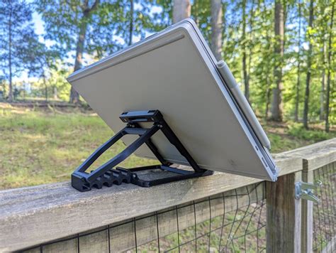 Surface Book Stand Adjustable Angle Folding Etsy