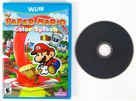 Paper Mario Color Splash Nintendo Wii U Retromtl