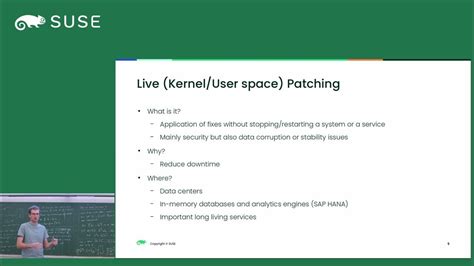 Kernel Live Patching Firemní Semináře Mffuk Miroslav Beneš Youtube