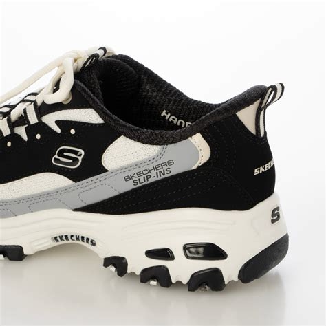 スケッチャーズ Skechers レディース スニーカー Dlites Smooth Nostalgia 150537 （ブラック） 靴