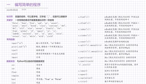 Python基础知识点总结（期末专用） 知乎