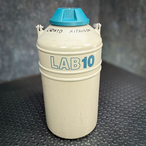 Mve Lab 10 Aluminum Cryogenic Dewar For Liquid Nitrogen Ln2 10l For