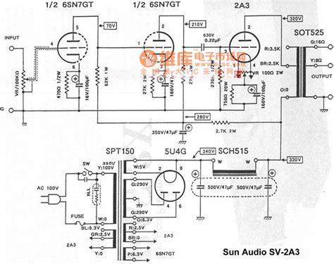 2a3 Tube Circuit Diagram Amplifier Circuit Circuit Diagram