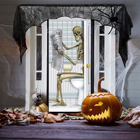 Halloween Skeleton Door Decorations
