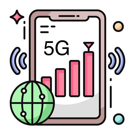 A Flat Design Icon Of Mobile Wifi Vector Art At Vecteezy