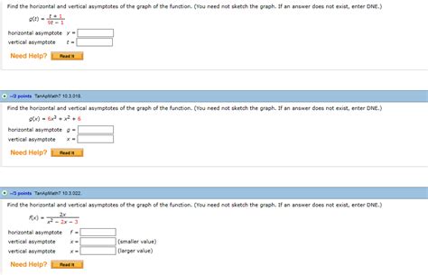 Solved Find The Horizontal And Vertical Asymptotes Of The Chegg