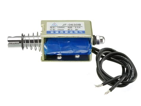 Купить Соленоид jf 0630b 6 Н 12 В tau 0630 arduino esp raspberry
