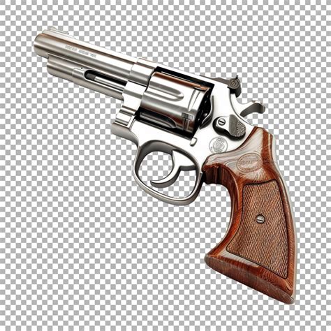 Пистолет или пистолет на прозрачном фоне Премиум Ai сгенерированный Psd