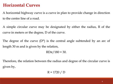 Highway Horizontal Alignment Pptx Physics Science