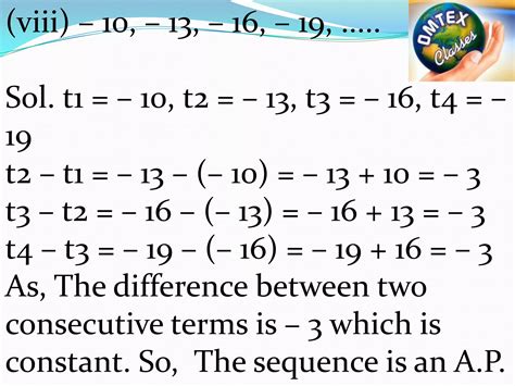 Arithmetic Progression Ppt