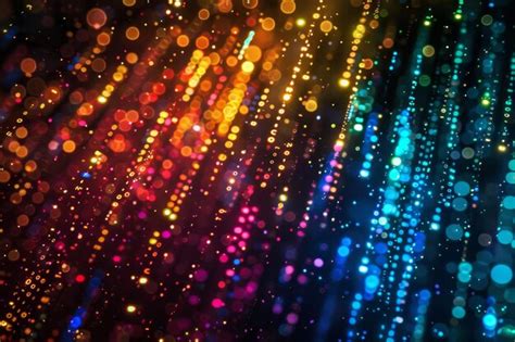 Abstract Colorful Lights Background Premium Ai Generated Image