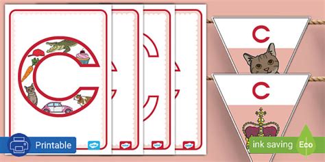 Gr R Phonics Display Posters And Bunting C Sound Twinkl
