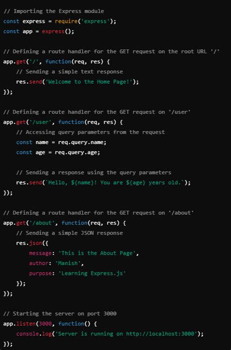 Create A Server Using Nodejs And Expressjs By Manishvipin Aug 2024 Medium
