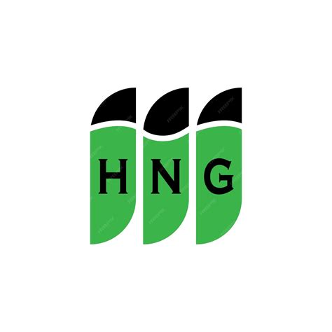 Premium Vector Hng Letter Logo Design On White Background Creative