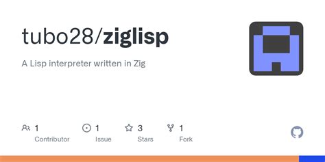 Github Tubo28ziglisp A Lisp Interpreter Written In Zig