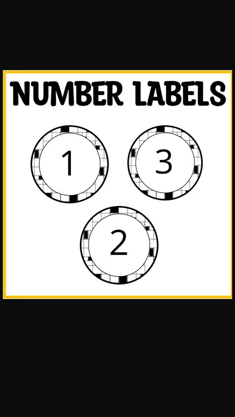 Editble Number Labels Artofit