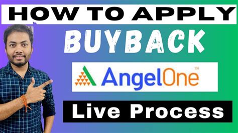 2nd Step Apply Buyback In Angelone How To Apply Buyback In Angelone