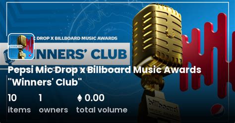 Pepsi Mic Drop X Billboard Music Awards Winners Club Collection