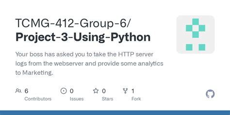 Github Tcmg Group Project Using Python Your Boss Has Asked You To Take The