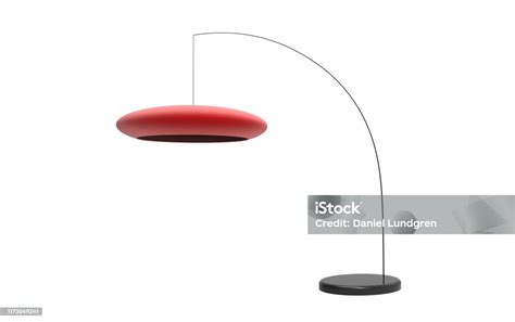 흰색 배경 3d 그림에 고립 된 큰 그늘이있는 플로어 램프 고급 호텔에 대한 스톡 사진 및 기타 이미지 고급 호텔 0명 3차원 형태 Istock