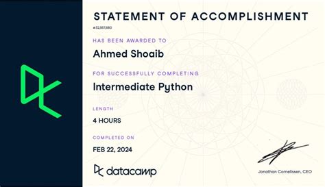 Ahmed Shoaib على Linkedin Python Datascience Dataanalysis Datacamp