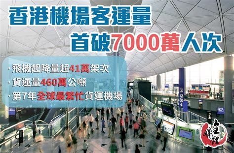 香港機場客運量首破7000萬人次 香港文匯網