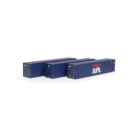 28044 Ho 45 Container Apl 1 3 Chucks Trains And Hobby Depot