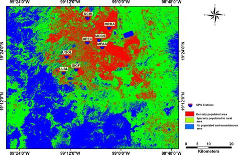 Svm Classification Of The Mexico City Area Based On The Landsat Etm Download Scientific