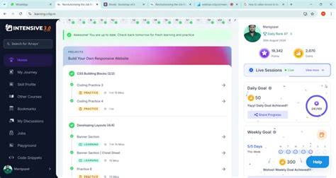 Manigopal Gade On Linkedin 30daysofcode Learningprogress Nxtwave Ccbp Consistency