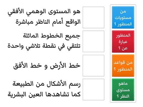 المنظور Match Up