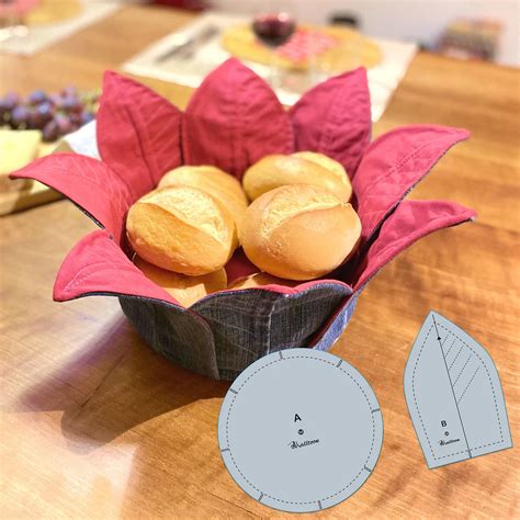 Diy Fabric Basket Sewing Pattern Template — With Tutorial