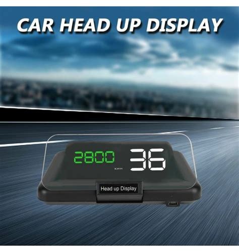 차량속도계 자동차hud 헤드업디스플레이 차량용 Hud Obd2 헤드업 디스플레이 미러 프로젝터 온보드 컴퓨 티몬