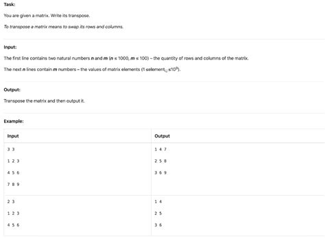 Solved Task You Are Given A Matrix Of Integers Check If It Chegg Com