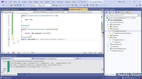 Abdul Raafay Ansari On Linkedin Part Two Building Web Api And Consuming Using Asp Dot Net Core
