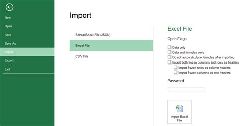 Using The Excel Import And Export With The Designer