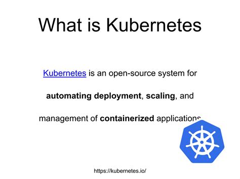 Automated Container Deployment On Kubernetes Pptx