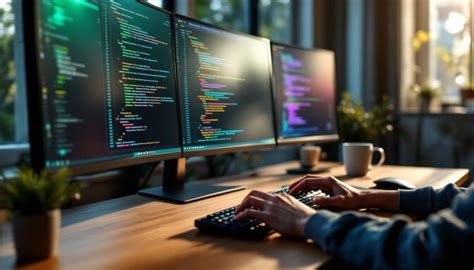 Free Minimalist Monitor Setup Image Download At StockCake