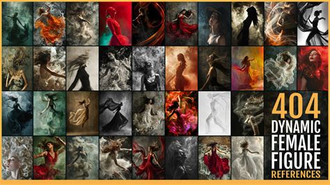 Artstation 404 Dynamic Female Figure Artworks
