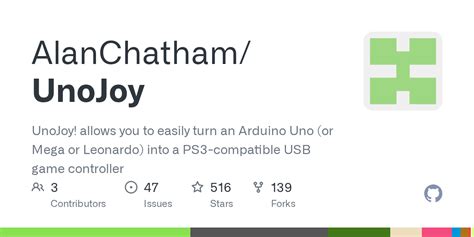 Github Alanchathamunojoy Unojoy Allows You To Easily Turn An Arduino Uno Or Mega Or