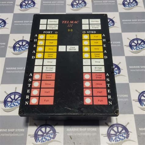 Engtek Pte Telmac Iii Emergency Engine Telegraph Marine Ship Store