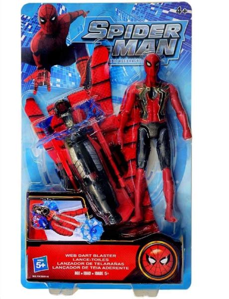 Фигурка и Перчатка Человека паука/Пистолет/Бластер/Арбалет/Игрушка ...