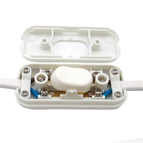 Torpedo Switch 6 Amp White In Line Cord Switch For Small Appliance Or