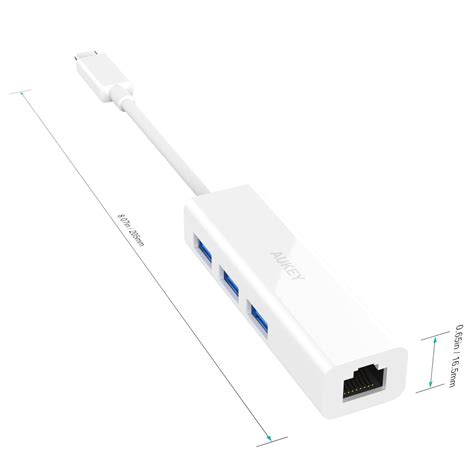 Ripley HUB USB TIPO C CON PUERTOS USB Y LAN ETHERNET